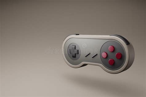 Retro Game Controller On D Illustrations Stock Illustration Illustration Of Leisure