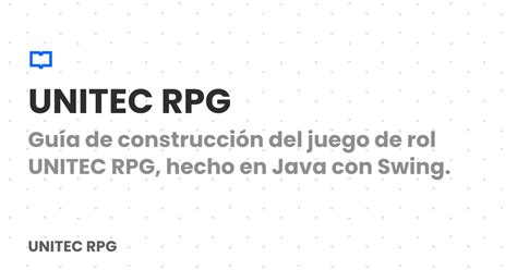 Unitec Rpg