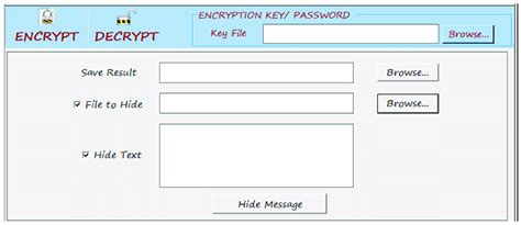 Graphic User Interface Of Cryptography Algorithm Download Scientific