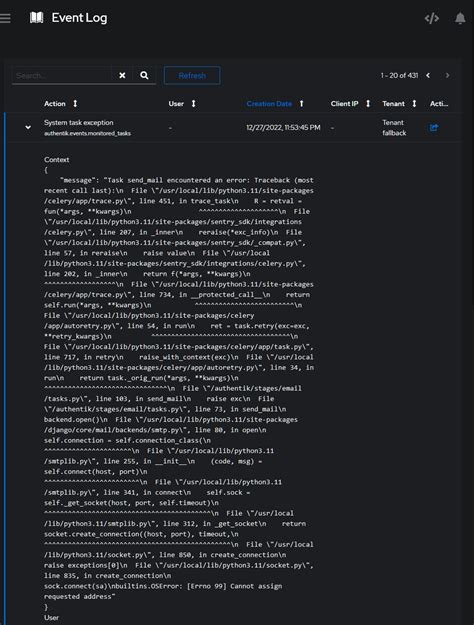 Email Failing Send During Stage Not When Using Ak Test Email Command Issue