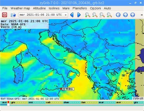 Zygrib Grib File Weather Data Visualization On Raspberrypi 2