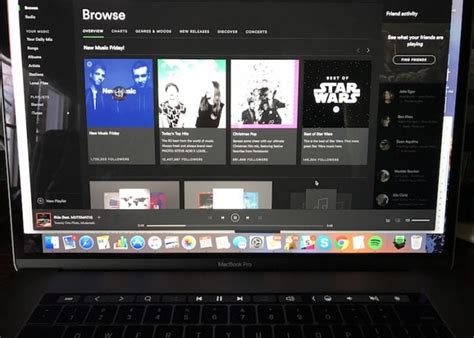 Spotify Updates Mac App With Full Touch Bar Support For Macbook Pro
