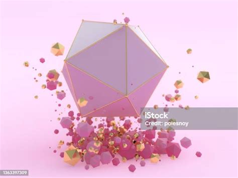 셰이프가 있는 추상 적인 기하학적 배경입니다 3d 일러스트레이션 구에 대한 스톡 사진 및 기타 이미지 구 육각형 0명 Istock