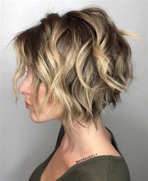 Short Choppy Bob For Wavy Hair Popular Mens Haircuts