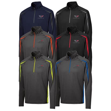 C5 Corvette Stretch Half Zip Pullover Corvette Store Online
