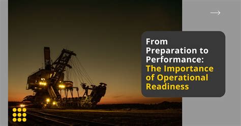 From Preparation To Performance The Importance Of Operational