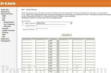 Simple D Link DSL 520B Router Port Forwarding Steps