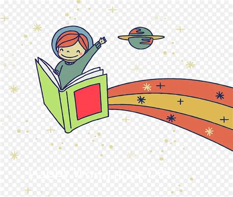 在书海遨游的孩子png图片素材下载图片编号8465872 Png素材网
