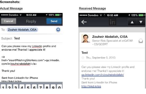 Linkedin Ios App V 612 Html Message Parsing Vulnerabilitysecurity Affairs