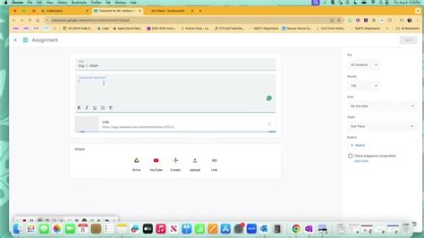 Adding Content To Assignments Youtube