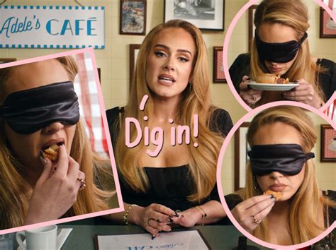 Watch Adele Hilariously Taste Test Classic British Food Blindfolded