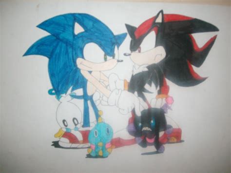 Sonic And Shadow Plus Chos By Rebemci On Deviantart