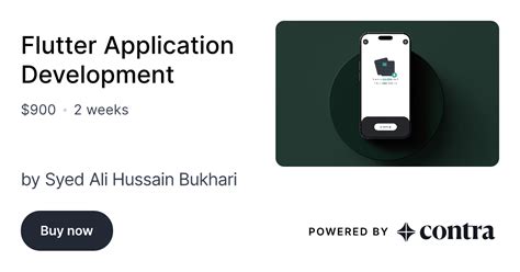 Flutter Application Development By Syed Ali Hussain Bukhari