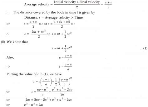 Motion Class 9 Extra Questions Science Chapter 8 Learn Cbse