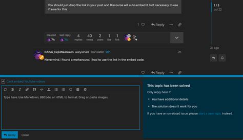 Cant Embed YouTube Videos Forum Bugs Developer Forum Roblox