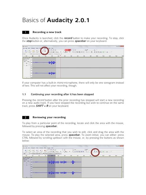 audacity manual pdf button computing computer keyboard