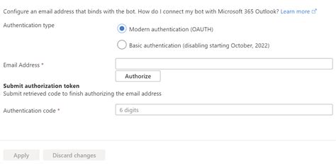 ボットをメールに接続する ボット サービス Bot Service Microsoft Learn