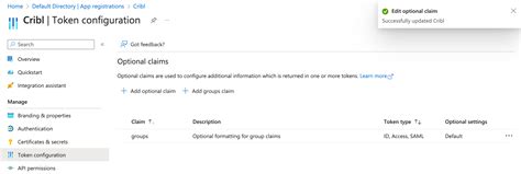 Microsoft Entra Id Openid Configuration Cribl Docs