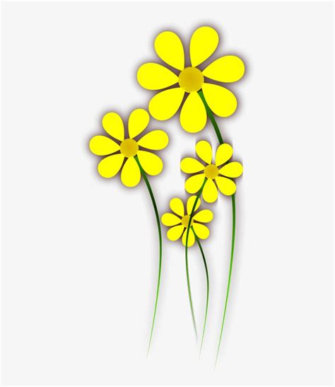 Yellow Flower Png Clipart Image Yellow Flower Clipart Clip Art Library