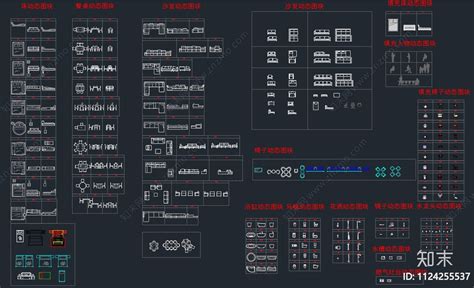 室内图例图集施工图下载【id 1124255537】 知末案例馆