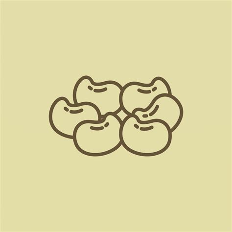 Premium Vector Nut Logo Design Concept Template Food Logo Design Nut