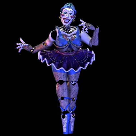Ballora Model Test C4dfnaf By Tumik13 On Deviantart