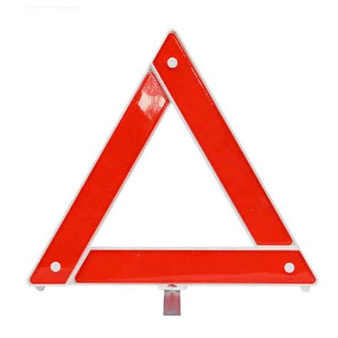 Shatex Reflective Warning Triangle Emergency Warning Triangle Roadside Safety Triangle Kits Red