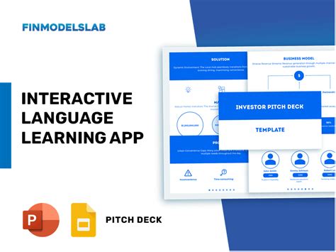 Interactive Language Learning App Investment Pitch Deck Updated 2025