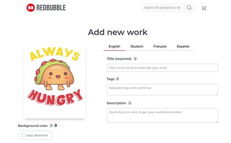 How To Upload Artwork To Redbubble Easily Vexels Blog