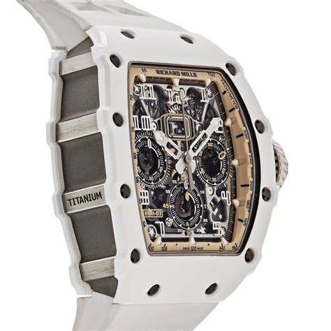 Richard Mille Rm 11 03 Last White Edition Automatic Flyback Chronograph