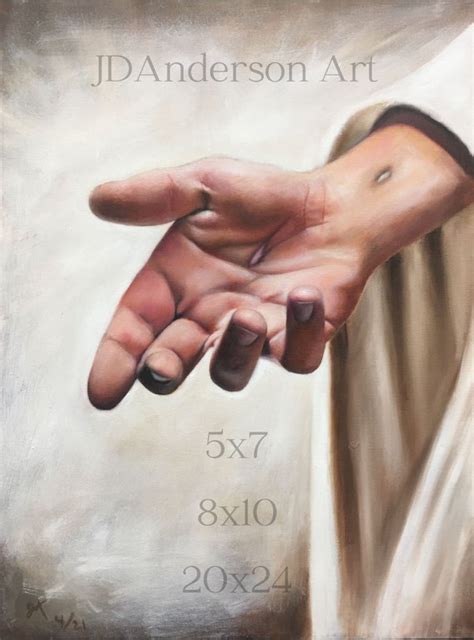 Jesus Hand Reaching Out Jesus Reaching Out Hand Etsyde