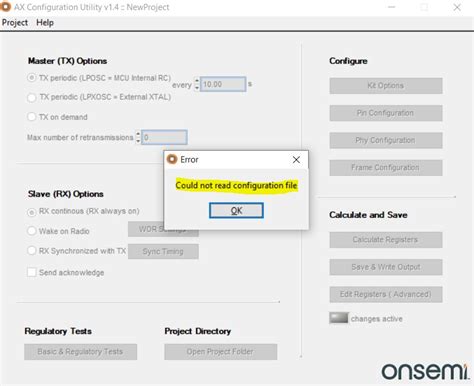 Faq Could Not Read Configuration File Error With Ax Configuration Utility