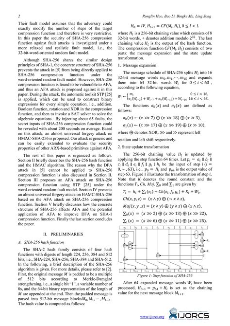 Algebraic Fault Attack On The Sha 256 Compression Function Pdf