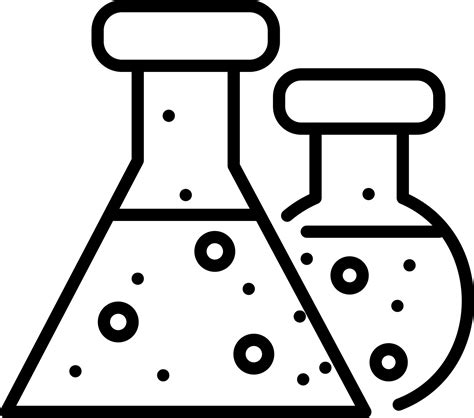 Illustration Of Lab Flask Icon Or Symbol Vector Art At Vecteezy