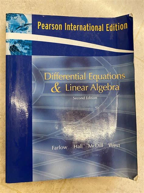 Differential Equations And Linear Algebra Pearson International Edition Hobbies And Toys Books