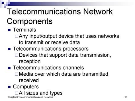 Telecommunications And Networks презентация онлайн