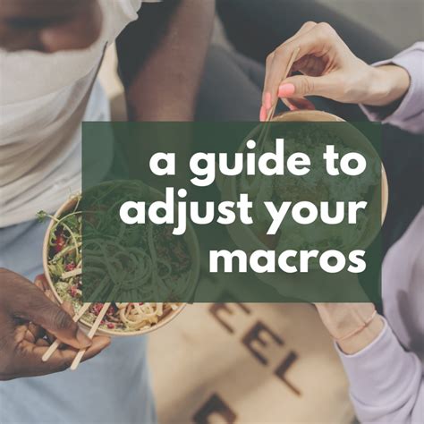 How To Adjust Your Macros Follow These 3 Simple Steps
