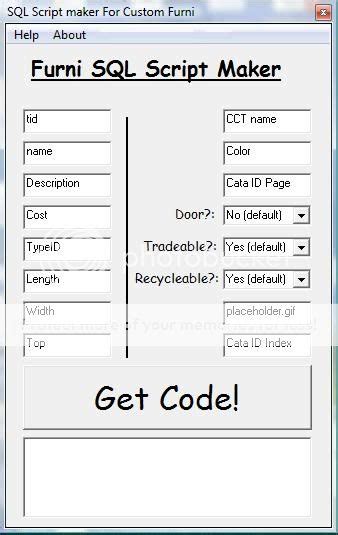 Mysql Custom Furni Code Maker Ragezone Mmo Development Forums