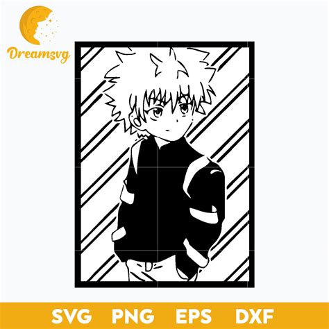 Killua Zoldyck Svg Hunter Hunter Svg Killua Anime Lover Svg Anime S