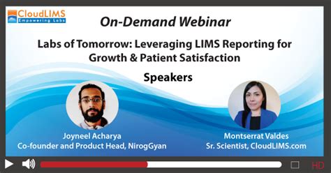 On Demand Webinar Labs Of Tomorrow Leveraging Lims Reporting For Growth And Patient Satisfaction