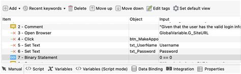 Binary Statements Katalon Docs