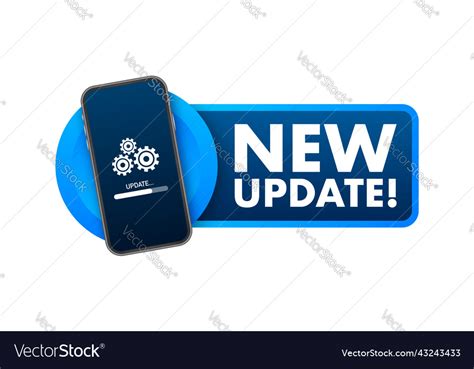 System Software Update Data Or Synchronize Vector Image