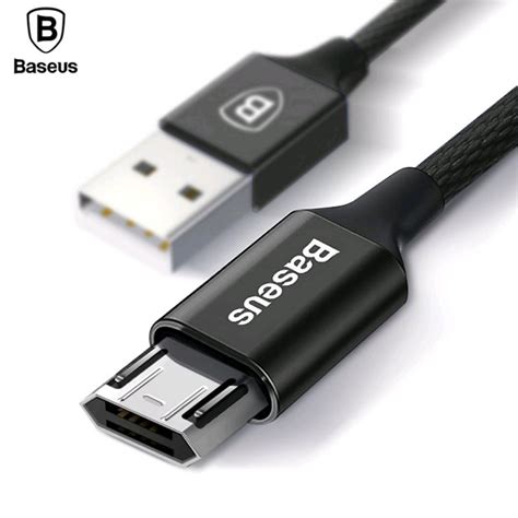 Baseus Kabel Data Reversible Micro Usb Arah Resmi Original Telepon Seluler Tablet
