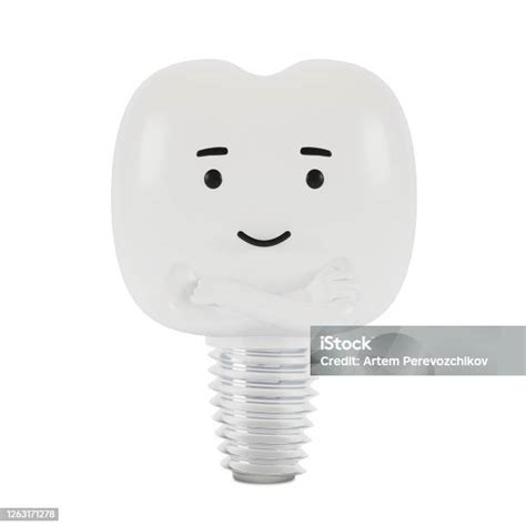 임플란트 치아 만화 캐릭터 치아 치과 건강 및 위생의 치과 검사의 개념 3d 일러스트레이션 0명에 대한 스톡 사진 및 기타 이미지 Istock