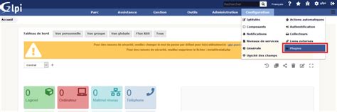 configuration glpi ocs inventory debian10 allitnetwork
