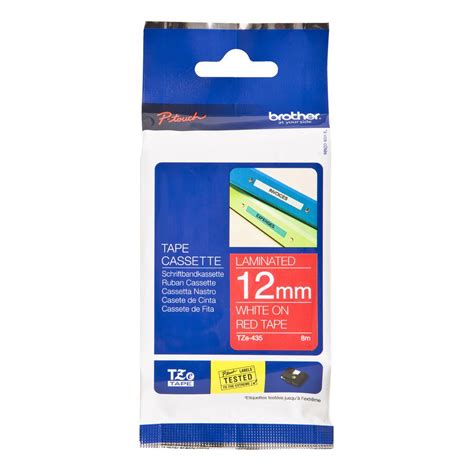 Brother White On Red Tape Tze Tape Agz Technology