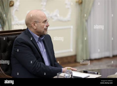 Tehran Iran 8th Feb 2025 Iranian Speaker Of The Parliament Mohammad