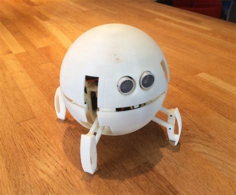 Spherical Quadruped Arduino Robot Hackaday