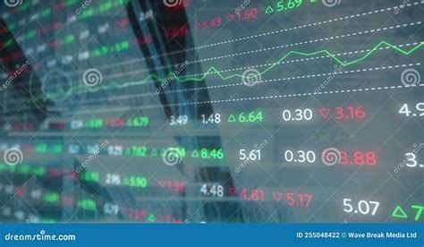 Image Of Data Processing Over Modern Building Stock Photo Image Of Internet Community 255048422