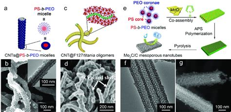 1d Mesoporous Nanomaterials Prepared Via Interfacial Self Assembly In